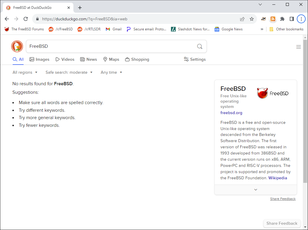 Duck Duck Go - so disappointed | The FreeBSD Forums