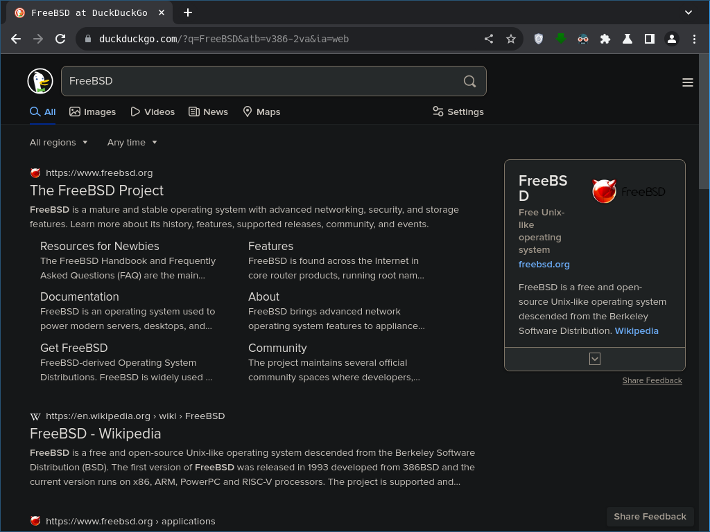 Duck Duck Go - so disappointed | The FreeBSD Forums