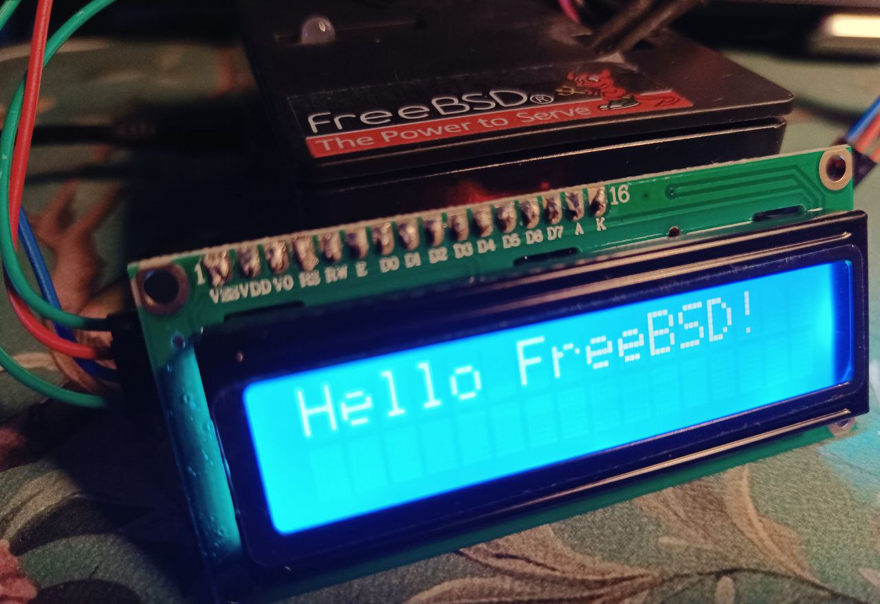 Using gpiolcd on a 16x2 LCD | Page 2 | The FreeBSD Forums