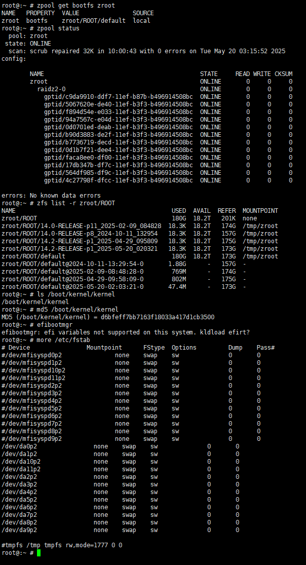 Upgrade to 14.2, can't boot | The FreeBSD Forums